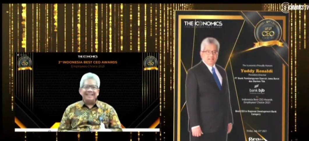 Dirut Bank bjb Yuddy Renaldi Raih Penghargaan CEO Terbaik BPD di ...